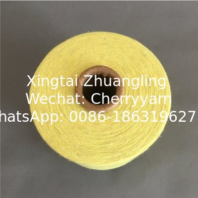 Wholesaler China factory price Ne10/1 yellow gloves polyester cotton yarn