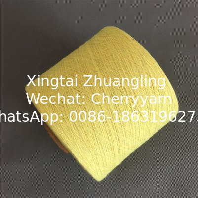 Wholesaler China factory price Ne10/1 yellow gloves polyester cotton yarn