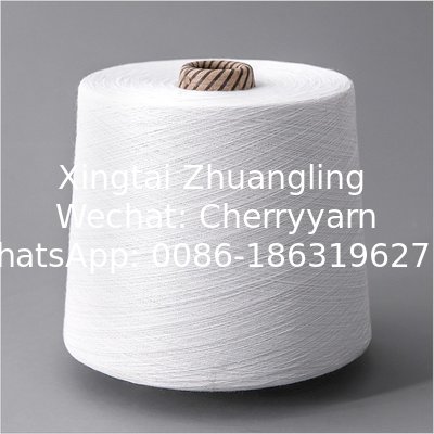 Ne6s-32s polyester socks knitting cotton recycled dyed stocklots yarns for socks