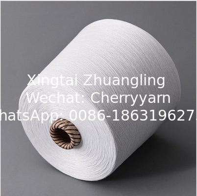 Ne6s-32s polyester socks knitting cotton recycled dyed stocklots yarns for socks