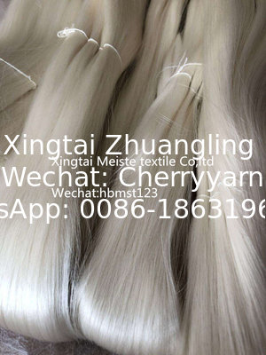 Mulberry Raw Silk Yarn 30/33, 3A, 4A, 5A, 6A Grade in hanks from China