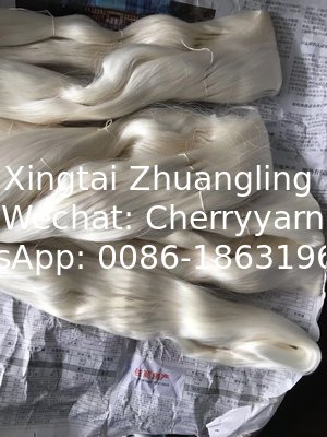 Raw Silk yarn 20/22D Mulberry raw Silk yarn 4A 5A 6A for Knitting and weaving from CHina