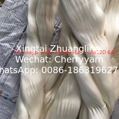 Raw Silk yarn 20/22D Mulberry raw Silk yarn 4A 5A 6A for Knitting and weaving from CHina