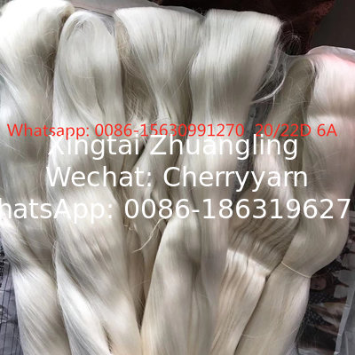 Raw Silk yarn 20/22D Mulberry raw Silk yarn 4A 5A 6A for Knitting and weaving from CHina