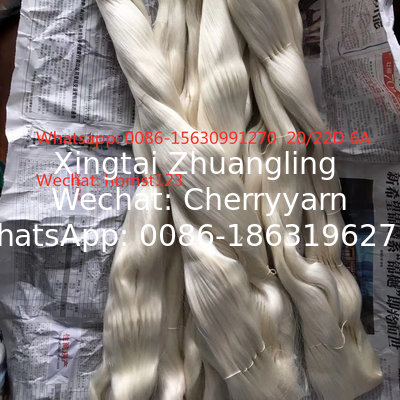 Raw Silk yarn 20/22D Mulberry raw Silk yarn 4A 5A 6A for Knitting and weaving from CHina