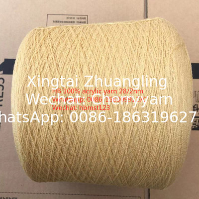 High tenacity and softness nm28/2 100% HB acrylic yarns from China