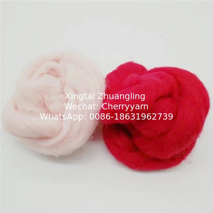 Hot sale factory competitive price 21 micron 100 pure felt merino wool yarn