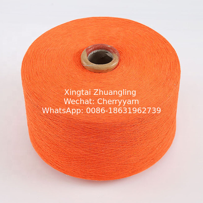 Ne16s/1 65%cotton 35%polyester soft socks yarn pure cotton recycled yarn