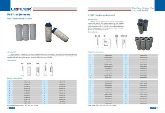 Pressure Hydraulic Oil Filter HYDAC 0660D010BH4HC