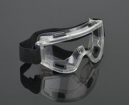Protective Anti-Fog Safety glasses with Wide-Vision, Extra Soft, Adjustable & Lightweight,Clear lenses