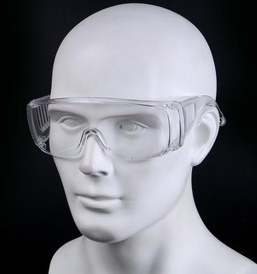 Anti-Fog Protective Safety glasses Clear Lens Wide-Vision Adjustable Chemical Splash Eye Protective Soft Lightweight