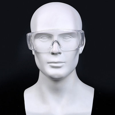 Anti-Fog Protective Safety glasses Clear Lens Wide-Vision Adjustable Chemical Splash Eye Protective Soft Lightweight