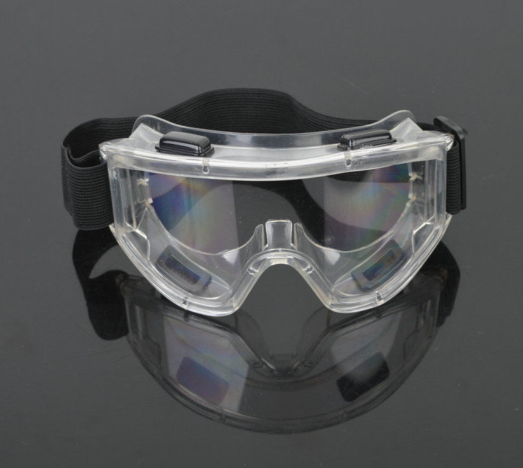 Protective Anti-Fog Safety glasses with Wide-Vision, Extra Soft, Adjustable & Lightweight,Clear lenses