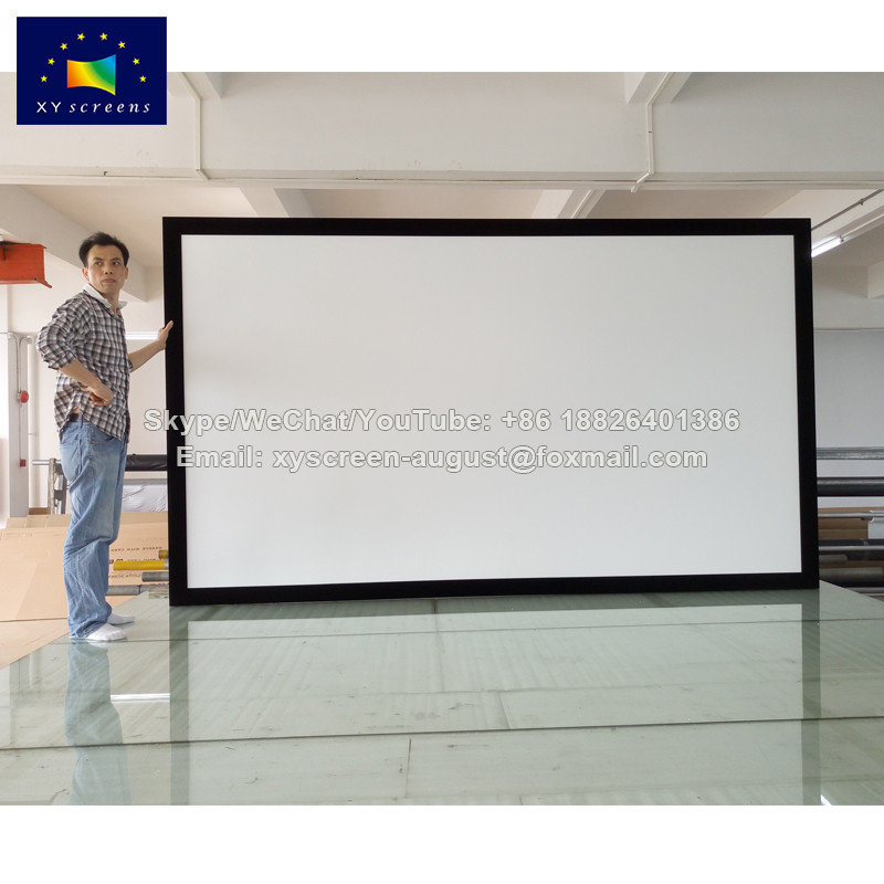 XYSCREENS home theater system 200 inch fixed frame projection screen 3D 4K ready