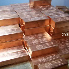 Copper Ingots Pure Copper Ingot 99.999% / 99.999% Pure Copper Ingot