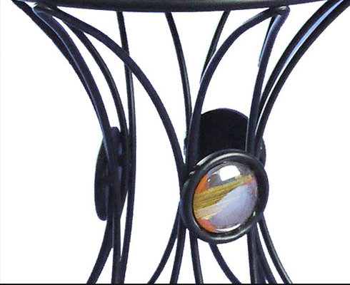 Single floor MINI racks, Coffee table floral rack, MINI flower shelf, garden flower stand, black metal rack