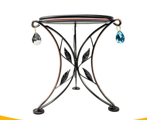 floor metal flower racks, iron material MINI office desk floral stand, small stand, floral shelf pot, white, black