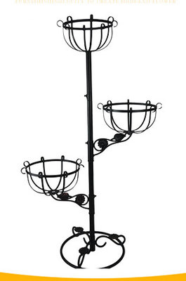 metal floor flower stand, Epipremnum aureum stand, three pot Bunting stand, display stand, wedding decoration iron