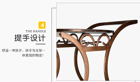 Iron buffet trolley for restaurant, metal movable dining cart, food conveyor,Serving-Cart , a buffet car; lunch counter