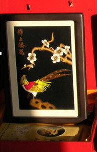 Straw painting, wheat straw picture distinctive folk handicraft in China, pure handwork craft,China’s folk art,
