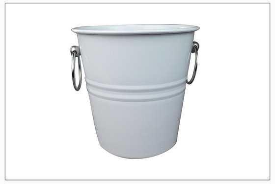 Hot Sale Ice Bucket With Bottle Opener Beer Bucket, beer cooler, Factory Price ice beer tin bucket white color
