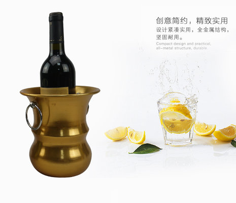 Eco-Friendly Aluminum hot sale ice bucket cooler for wine, beer,tin ice bucket open