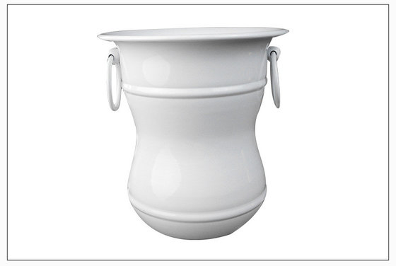 Customized tin beer wine cooler / metal ice buckets with handles, cooler, holder for freezing wine
