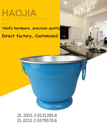 European style high grade ice wine bucket, metal cooler for beer, freezing wine holder, Unique Design wine cool bucket