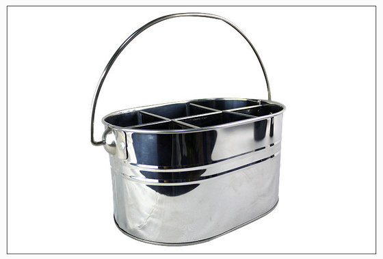 Stainless steel Ice Tools & Buckets, cooler for bar, freezing wine holder, ice better, drinks tub ,Six - lattice wine