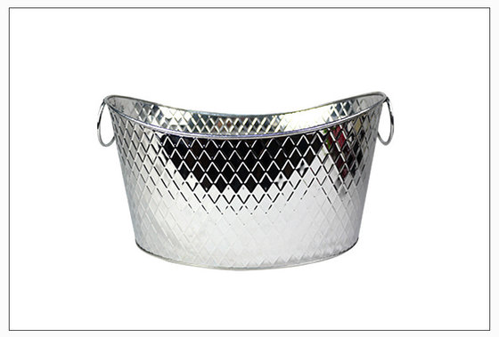 champagne wine bottle ice cooler oval shape ice bucket  stainless steel