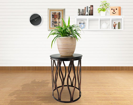 OEM ODM Fashional Metal Iron Corner Flower Pot Stand, display rack flowal simple metal indoor plant flower stand