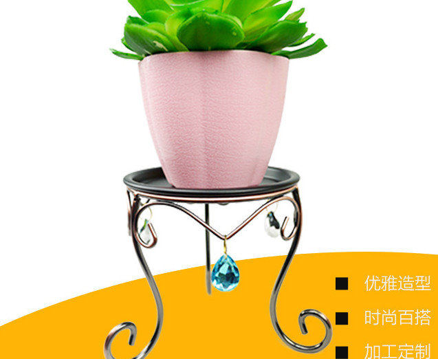 Home decoration flower racks, indoor flower stand, small MINI metal plant shelf floor stand on office desk,dinning table