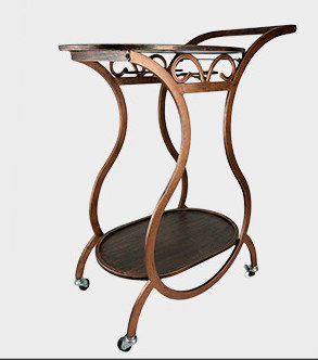 Iron buffet trolley for restaurant, metal movable dining cart, food conveyor,Serving-Cart , a buffet car; lunch counter