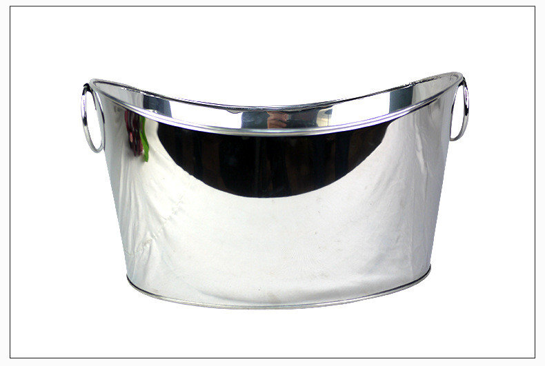Beer stainless steel ice cooler, factory cost ice bucket, Stainless Steel Champagne Bucket, Wine Cooler Ice Bucket Water