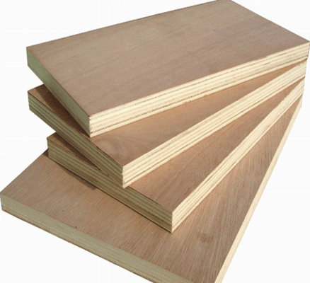 15mm 4X8 Double Sided Okoume Faced Plywood with Poplar Core E1 Glue for Cabinet Making