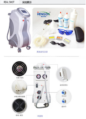 RF+IPL Elight Skin whitening beauty equipment, 2016 effective multifunction ipl elight beauty machine