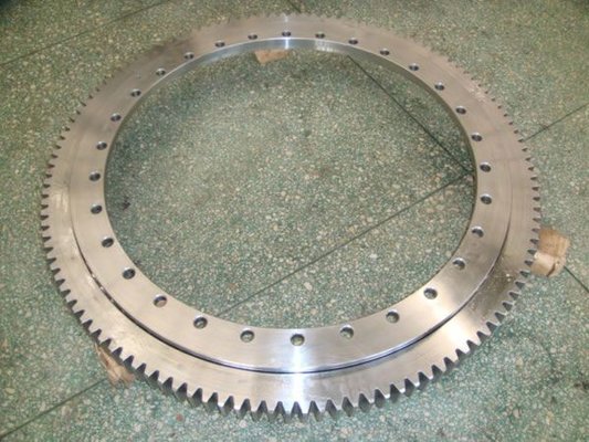 50Mn, 42CrMo Low noise crane slewing bearing with steel ring manufacture in china