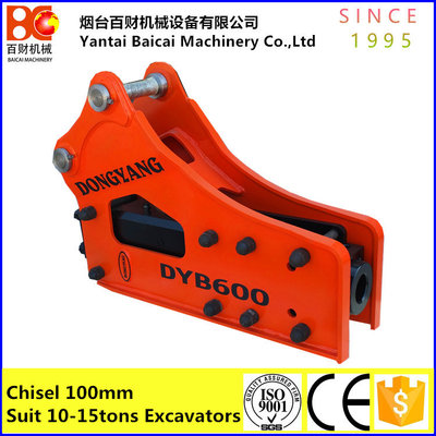 China Yantai Pterosaur side type korea quality excavator hydraulic rock breaker prices