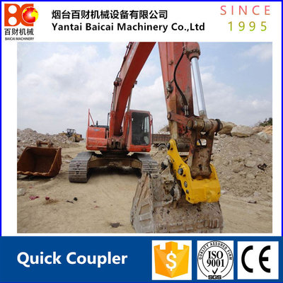 Hydraulic Quick Coupler with 360 Degree Rotation And Minimum 40 Degree Tilt Each Side For Excavator