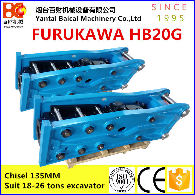Top type hot sale korean quality excavator Furukawa hydraulic hammer breaker