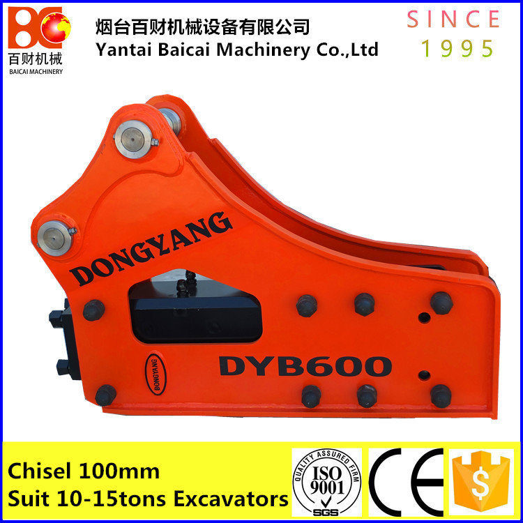 China Yantai Pterosaur side type korea quality excavator hydraulic breaker charging kit