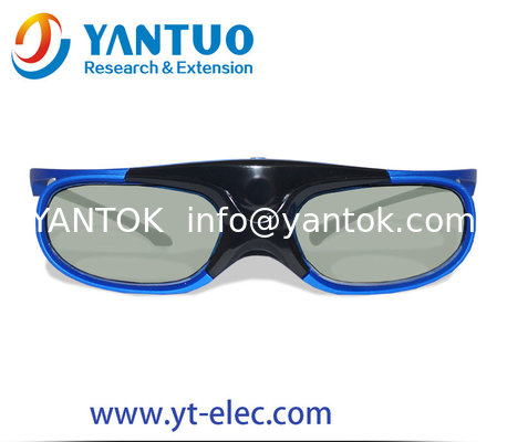 2.4GHZ RF 3D Glasses with Rechargeable Active Shutter match  yantuo 2.4GHZ 3D SYNC Emitter  YT-PG600