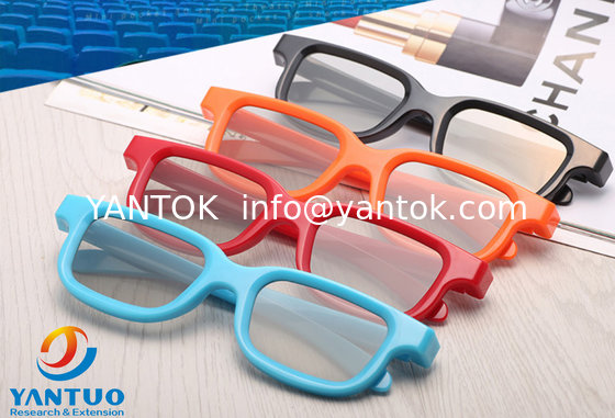 Plastic circular polarized 3d glasses for digital theatre  Reald  Or Masterimage Movie format use Passive 3D System