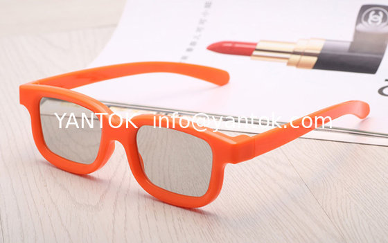 Plastic circular polarized 3d glasses for digital theatre  Reald  Or Masterimage Movie format use Passive 3D System