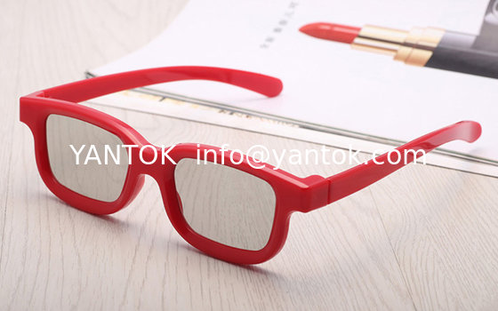Plastic circular polarized long time 3d glasses for home theater  format use Passive 3D System