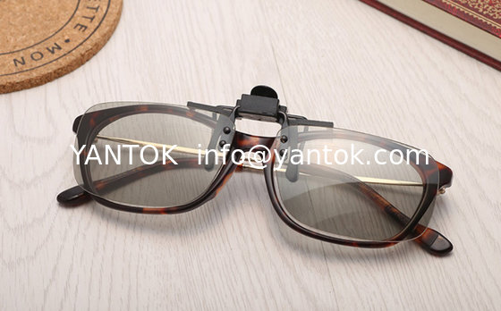Clip-on Passive RealD 3d Glasses With Polarized Plastic Lenses for home projector or TV  Yantuo YT-PG600