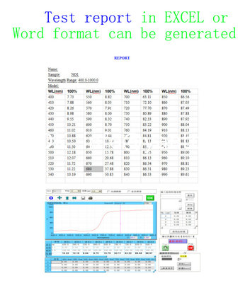 Spectrum Transmission Meter Glass Transmittance Spectrum Solar Transmission Tester Automotive Solar Film Glass Glue Ink