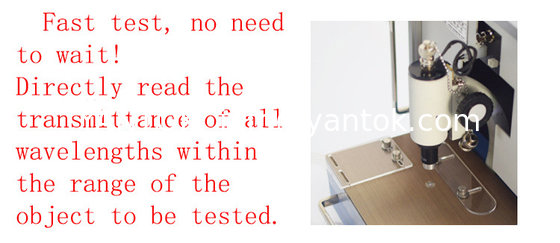 Spectrum Transmission Meter Glass Transmittance Spectrum Solar Transmission Tester Automotive Solar Film Glass Glue Ink