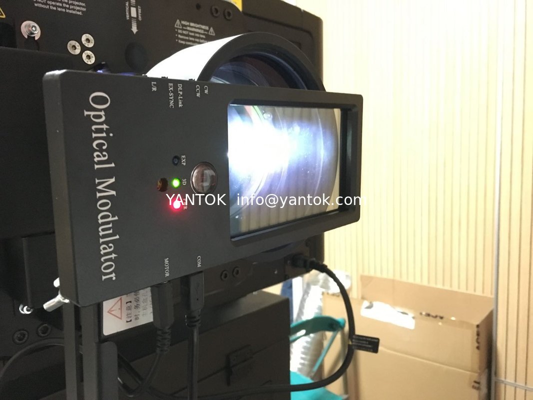 cheaply 3D System for NEC/Bacro/christie digital cinema projector with RealD polarized 3d glasses support TMS