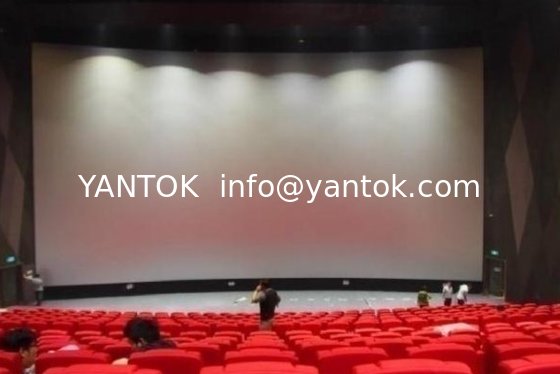 perforated projection  Pvc metal Silver Projection Screen  For RealD 3D Cinema with 3d polarization modulator